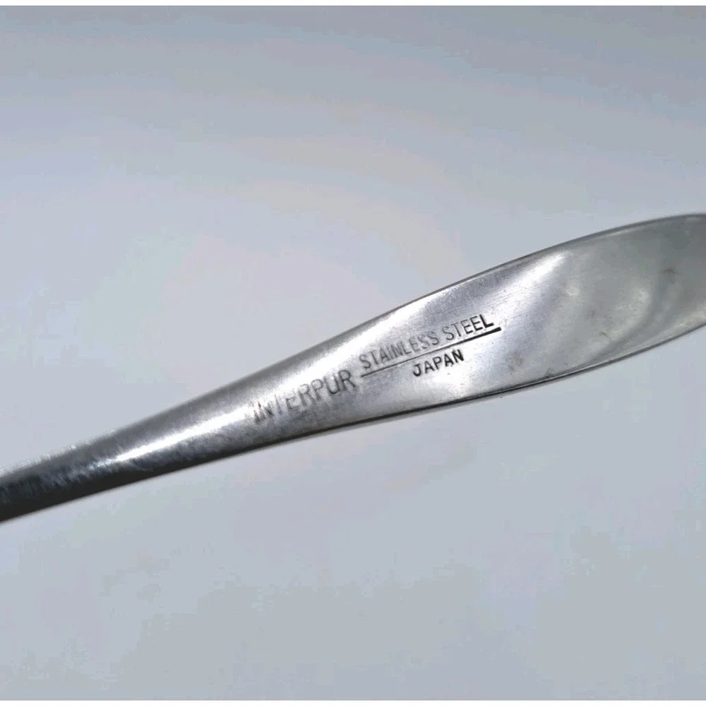 Interpur | Dining | Interpur Inr29 Stainless Flatware Textured Leaves ...